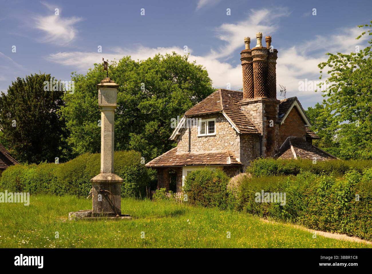 the cottages of Blaise hamlet in Bristol UK Stock Photo - Alamy