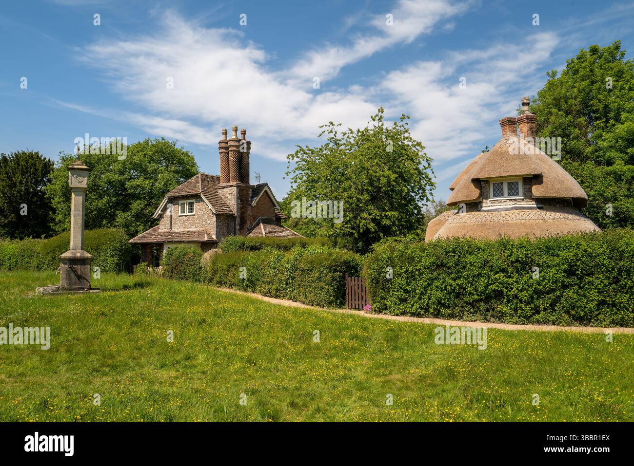 the cottages of Blaise hamlet in Bristol UK Stock Photo - Alamy