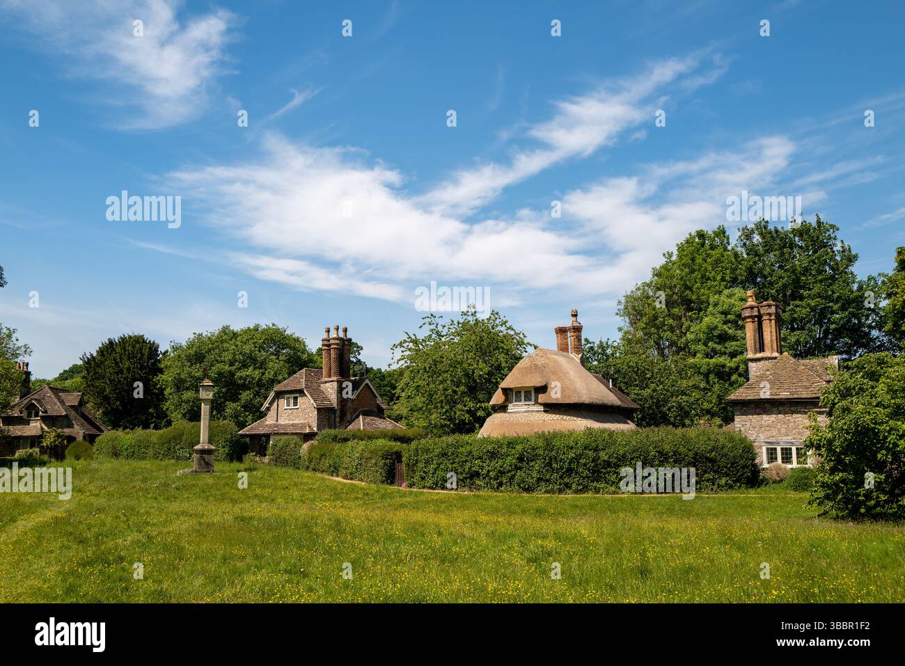 the cottages of Blaise hamlet in Bristol UK Stock Photo - Alamy