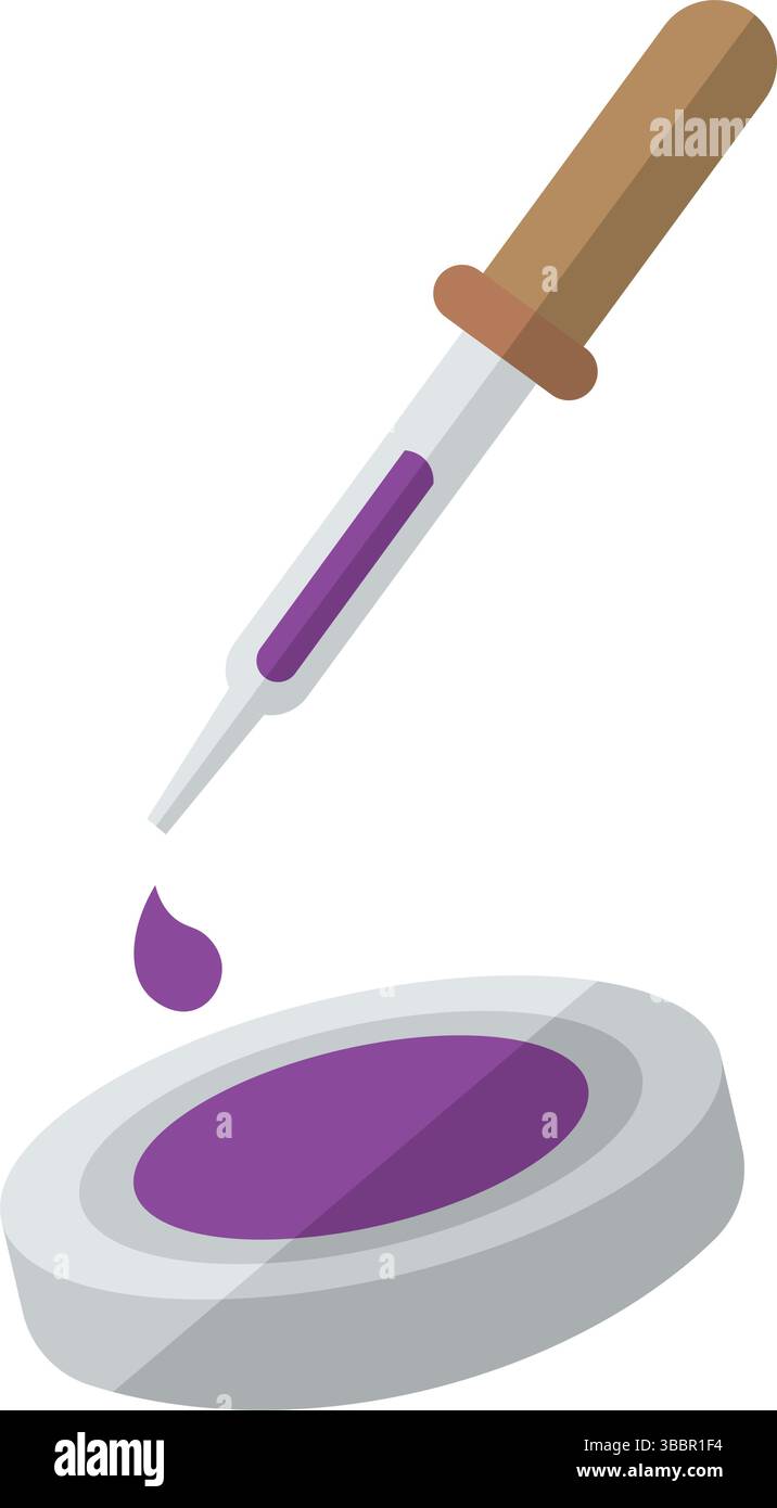 Dropper petri dish vector hi-res stock photography and images - Alamy
