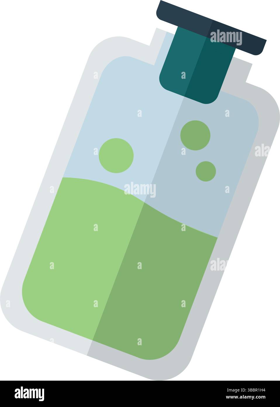 Green potion lab bottle. Vector illustration Stock Vector Image & Art ...