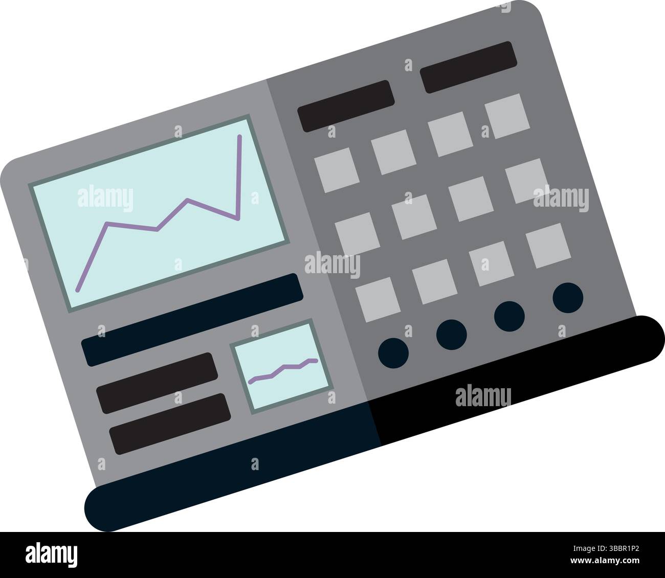 Scientific control panel. Vector illustration Stock Vector Image & Art ...
