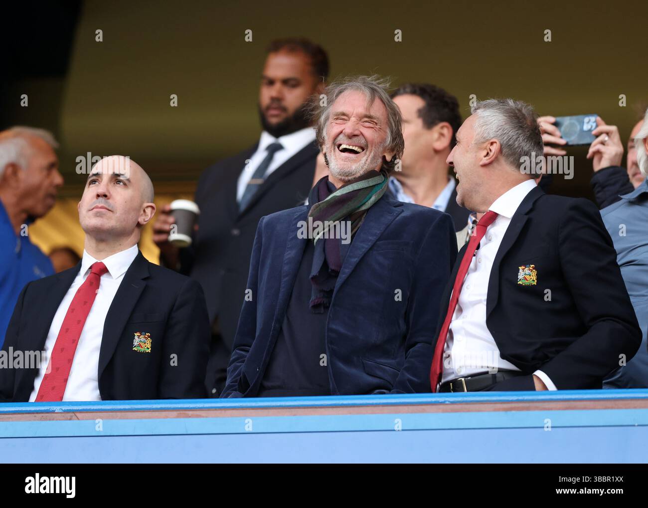 London, UK. 16th May, 2025. Sir Jim Ratcliffe and Jason Wilcox of ...