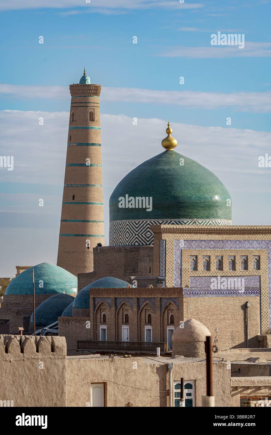 Pahlavon Mahmud Mausoleum and Juma Minaret stand side by side under ...