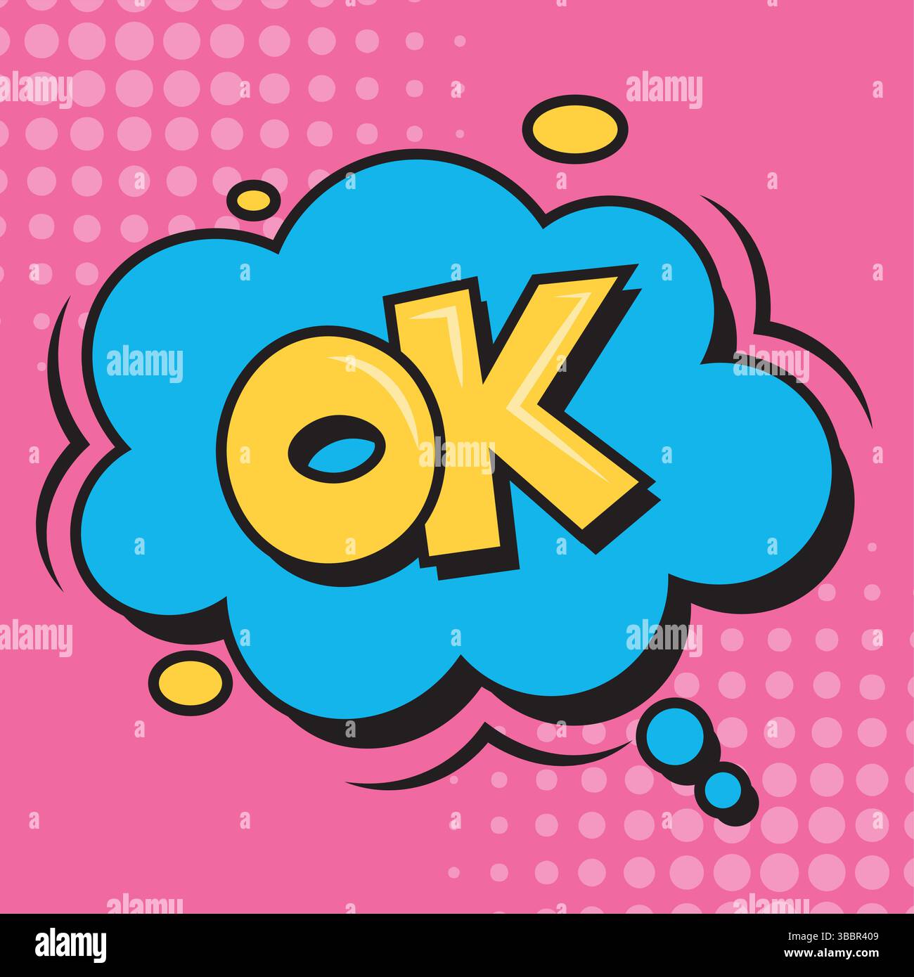 Colored comic bubble chat Vector illustration Stock Vector Image & Art ...