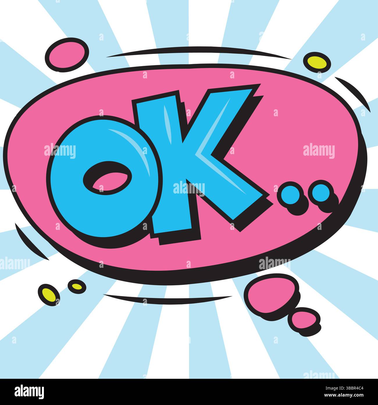 Colored comic bubble chat Vector illustration Stock Vector Image & Art ...