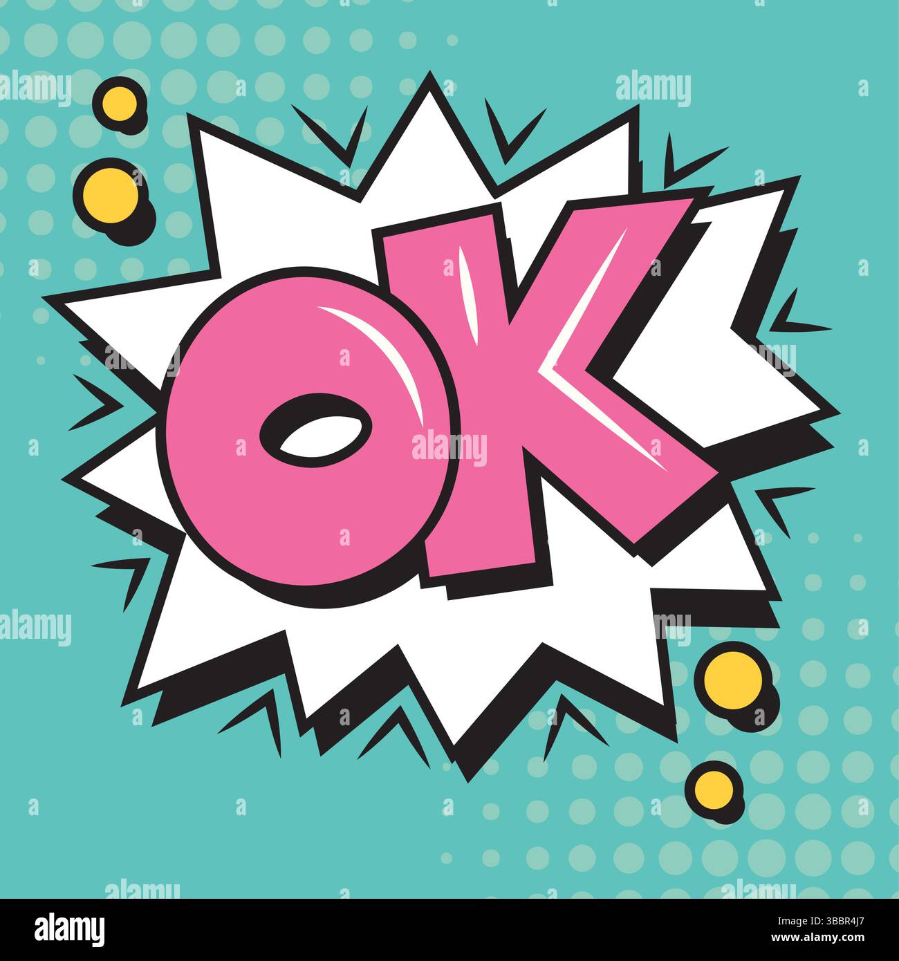 Colored comic bubble chat Vector illustration Stock Vector Image & Art ...