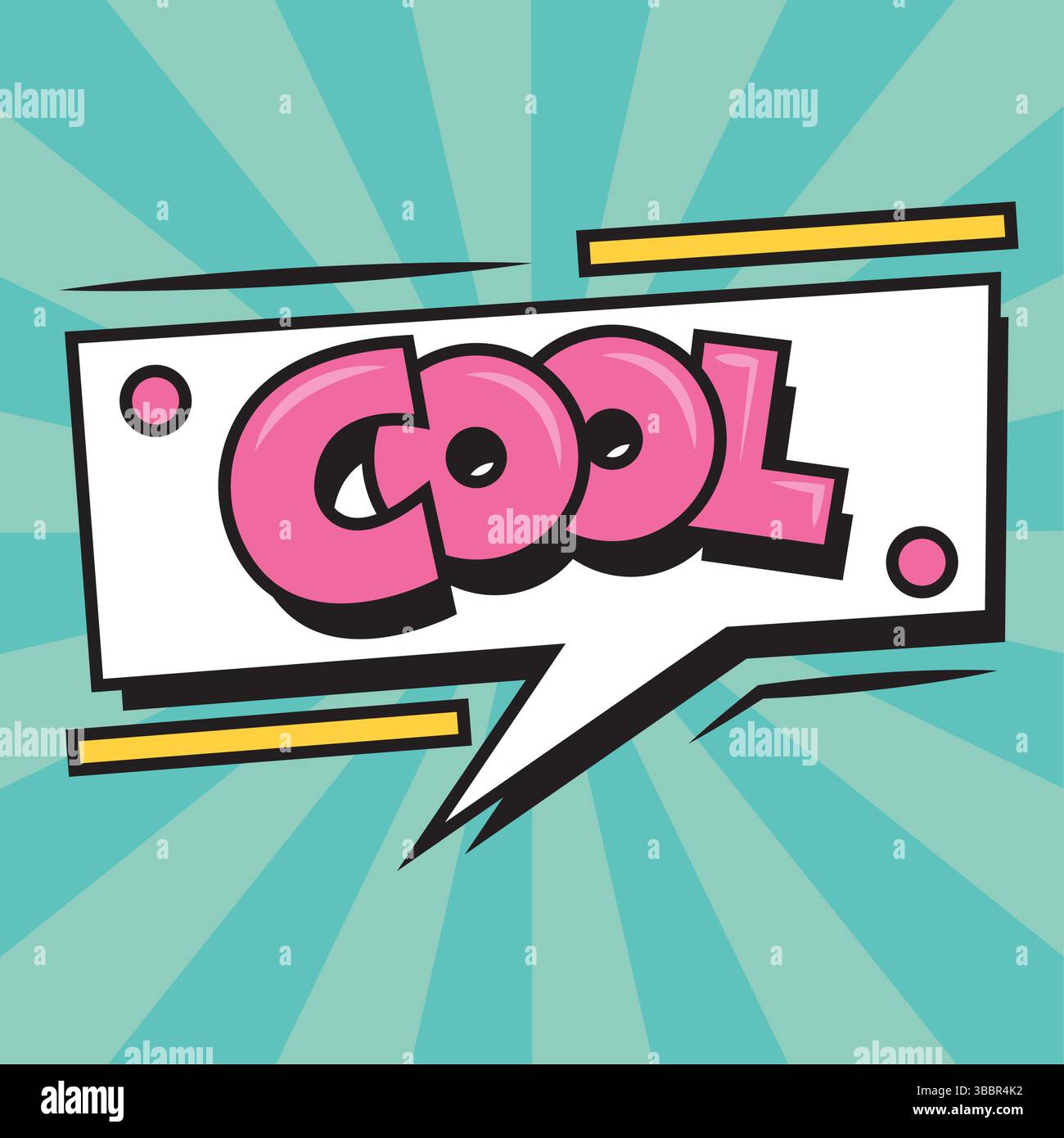 Colored comic bubble chat Vector illustration Stock Vector Image & Art ...