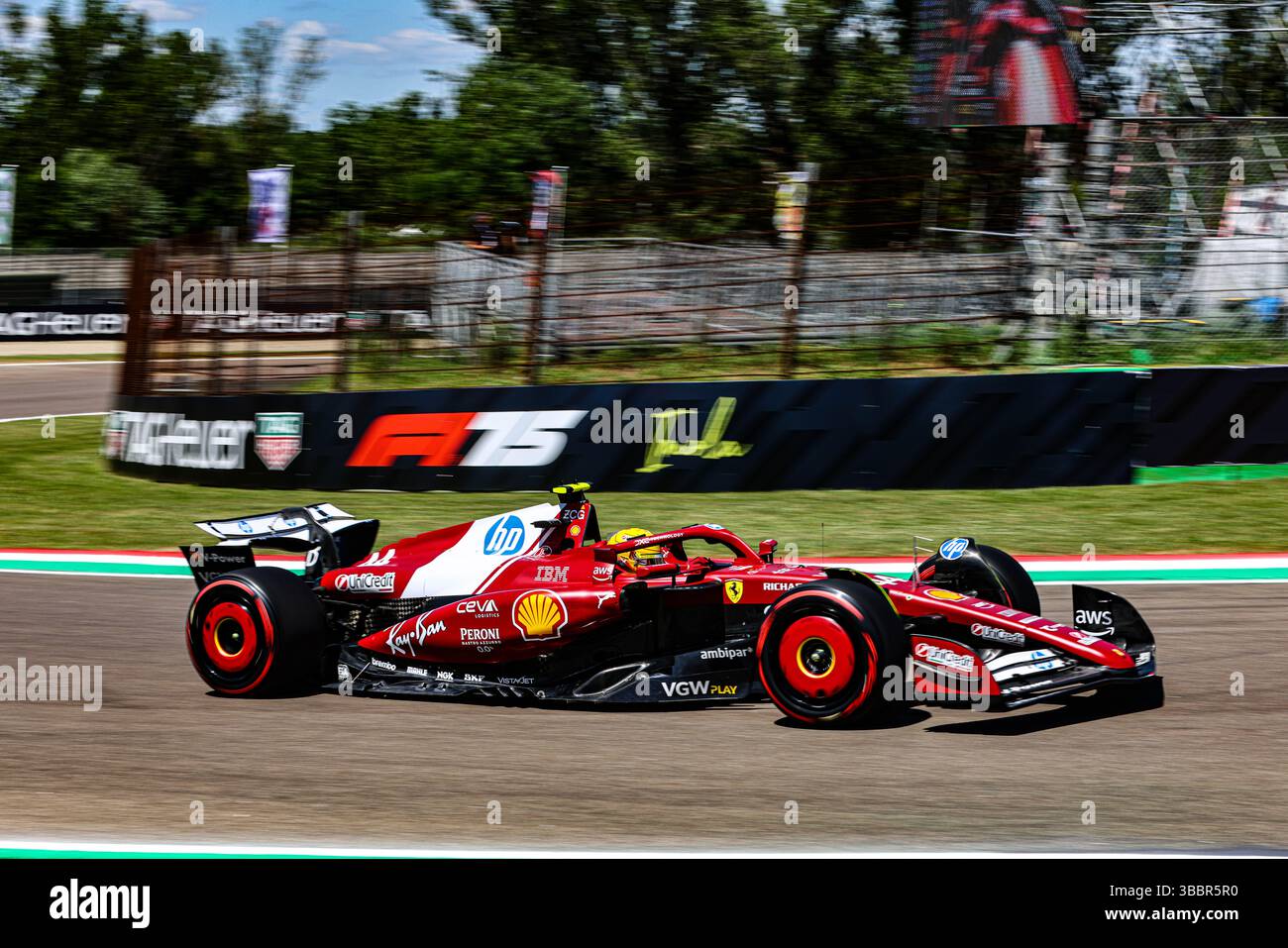 Lewis Hamilton (GBR) - Scuderia Ferrari - Ferrari SF-25 - Ferrari ...