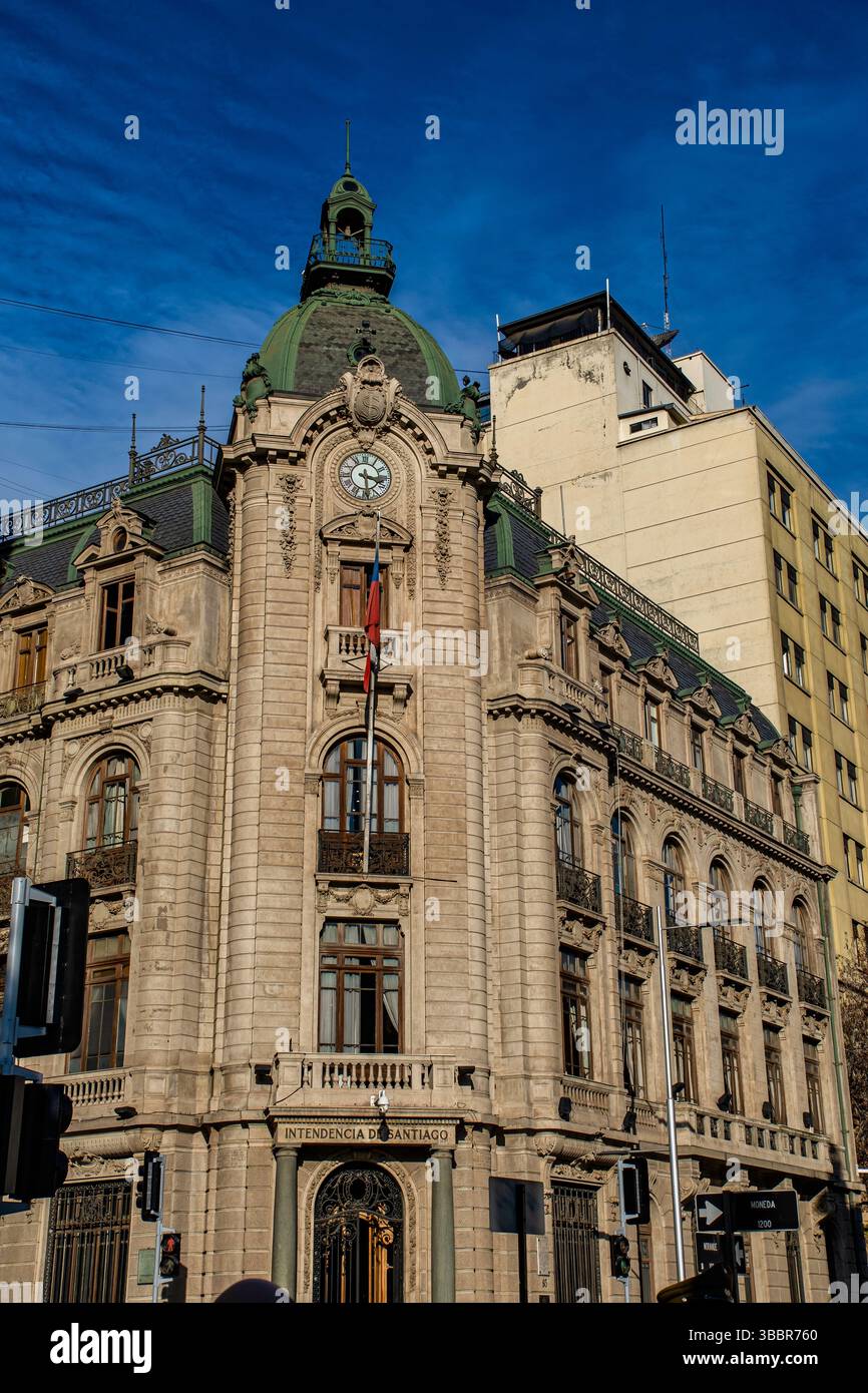 The Intendencia de Santiago building is the administrative headquarters ...