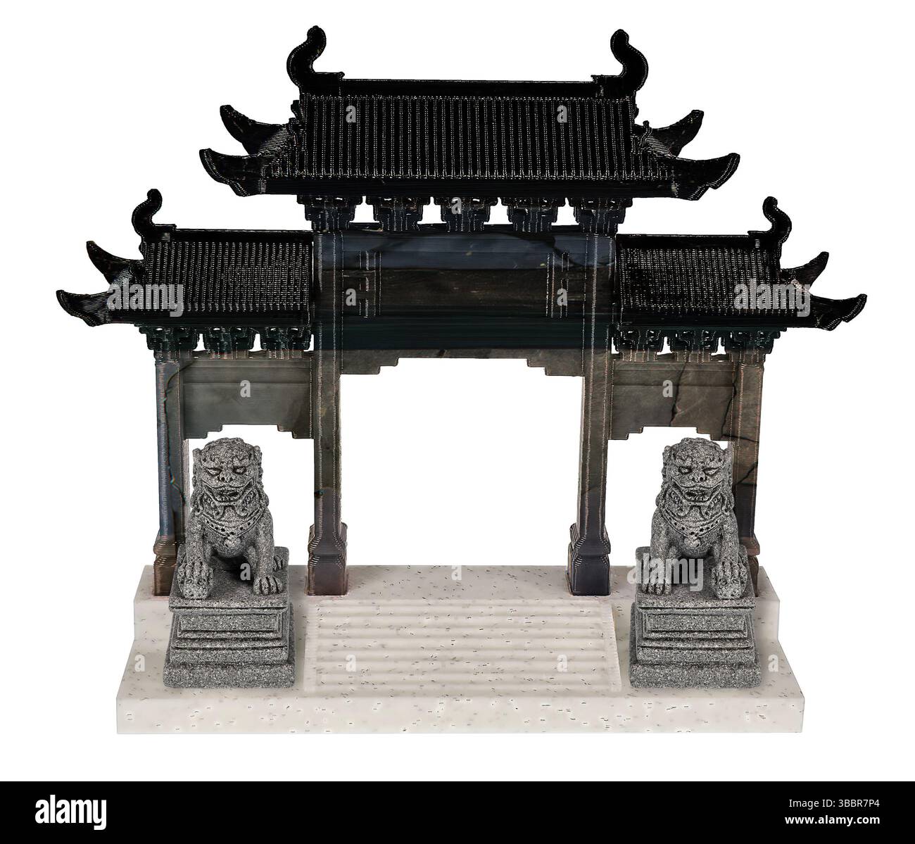 Traditional Japanese gate entrance Stock Photo - Alamy