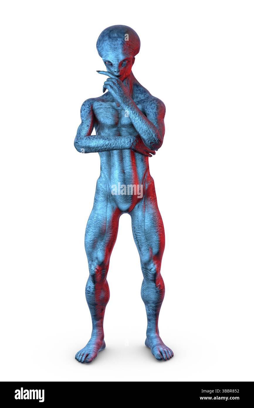 Alien expression Cut Out Stock Images & Pictures - Alamy