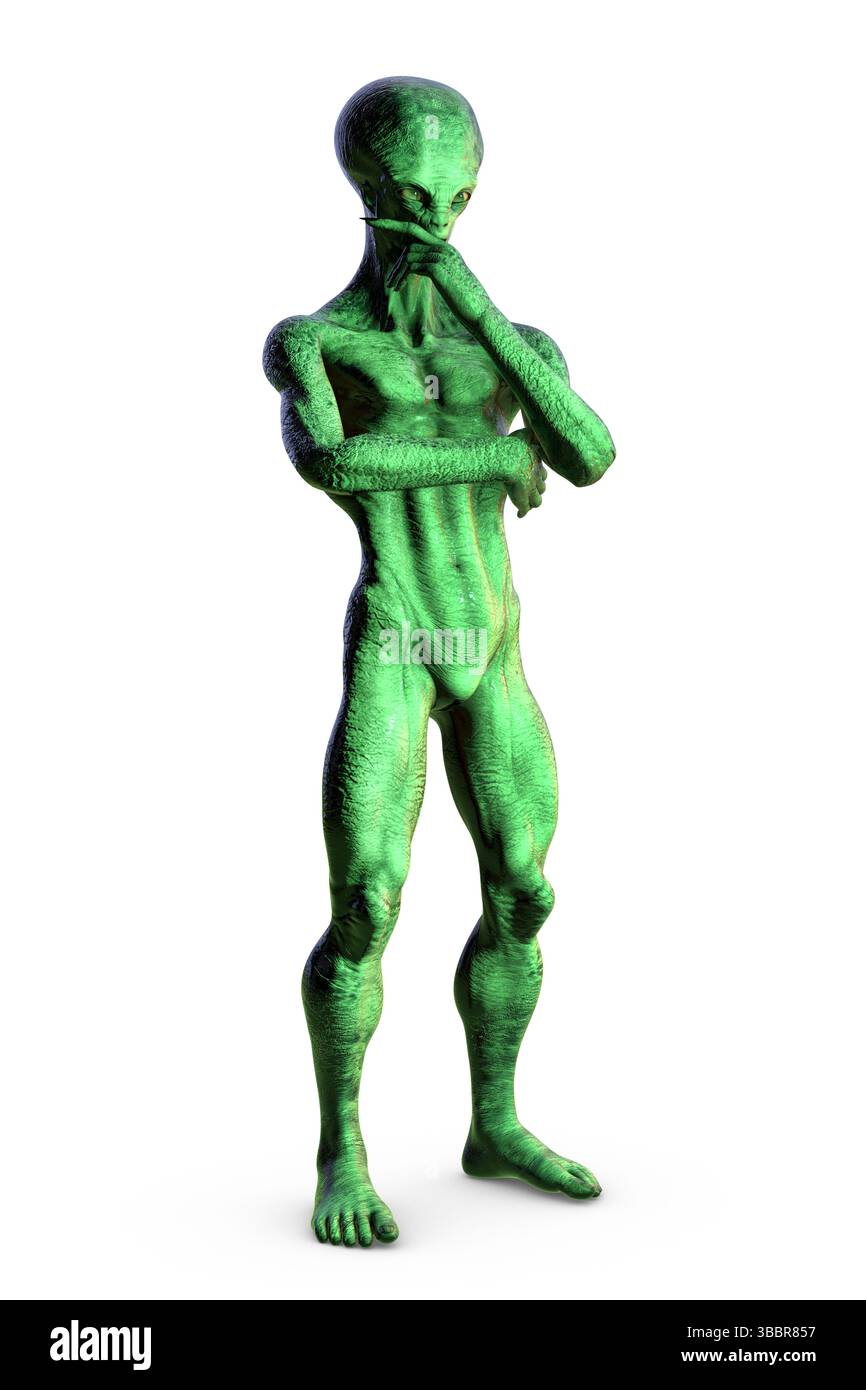 Alien expression Cut Out Stock Images & Pictures - Alamy