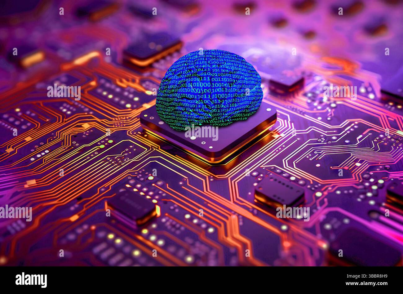 AI computing, conceptual illustration Stock Photo - Alamy