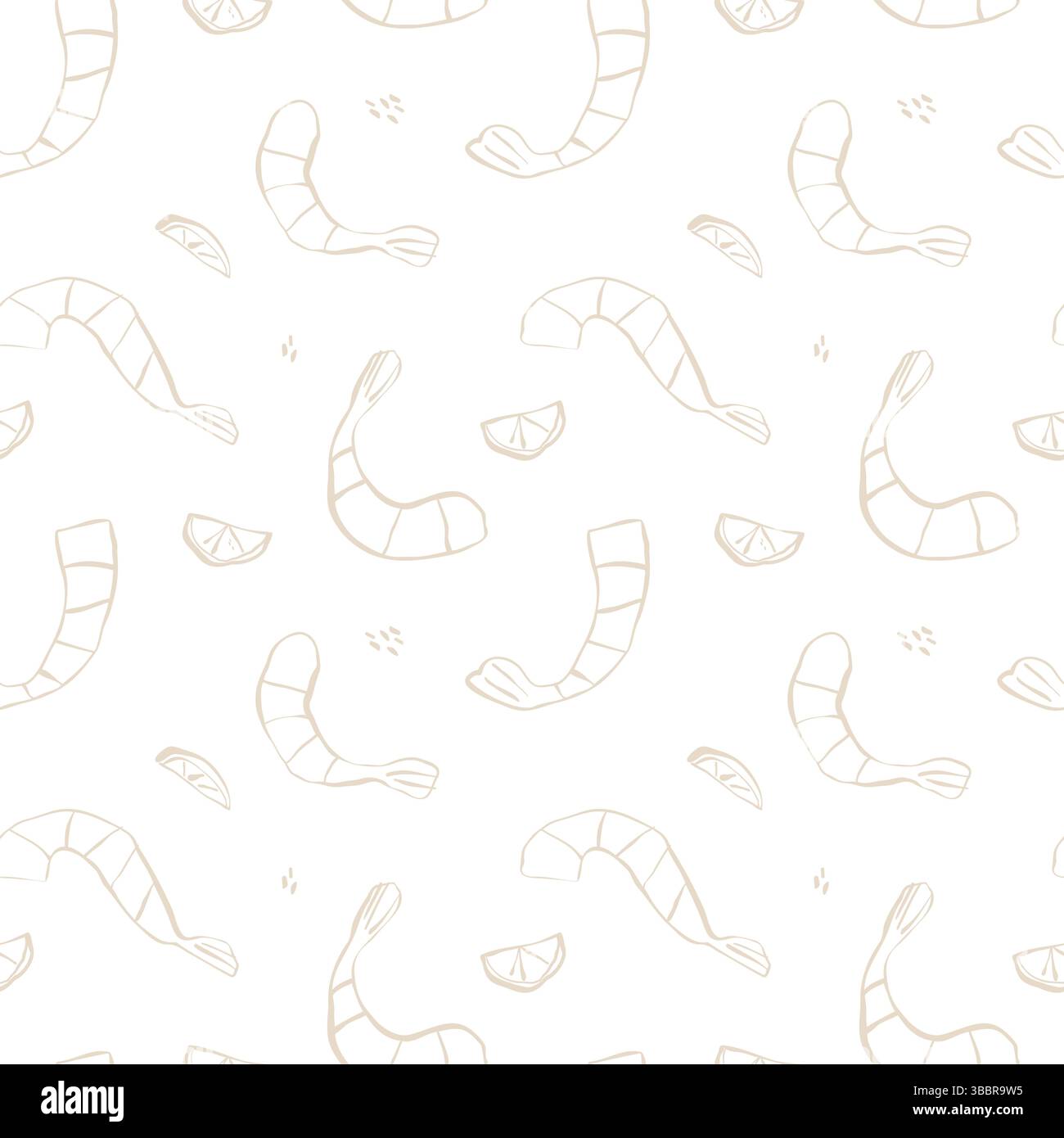 Fresh shrimp one line hi-res stock photography and images - Alamy