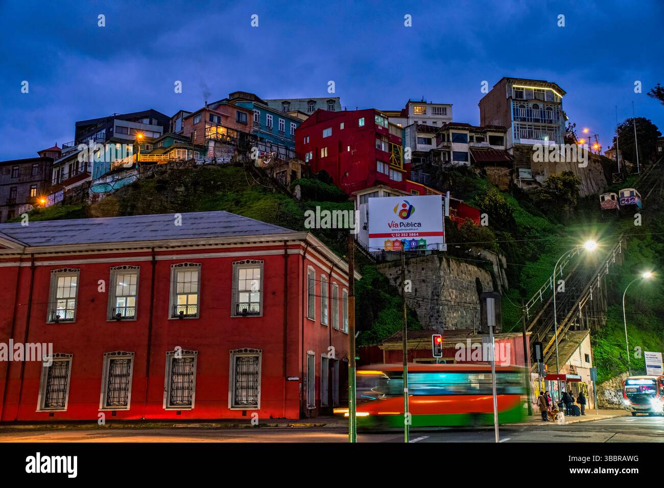 Built on steep hillsides, the Port of Valparaiso is a labyrinth of ...