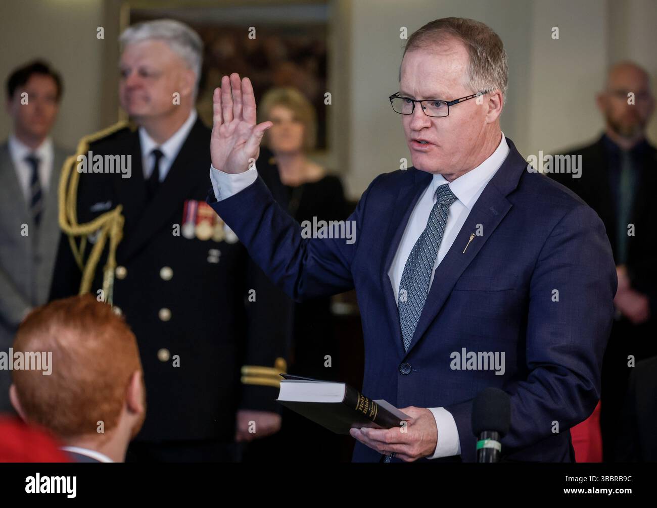 Calgary, Canada. 16th May, 2025. New Associate Minister of Water, Grant ...