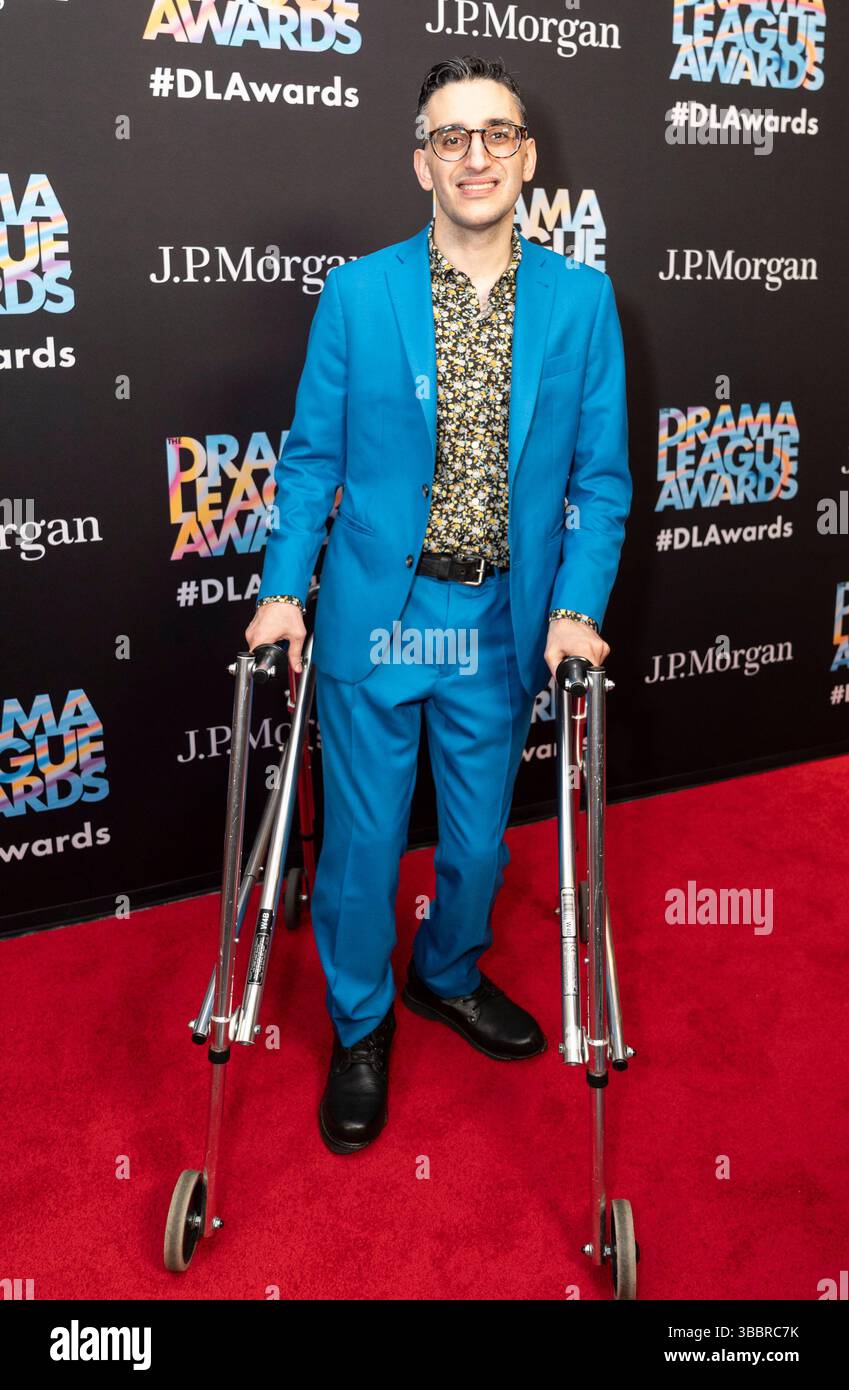 New York, NY, May 16, 2025: Ryan Haddad attends 2025 91st Annual Drama League Awards at Ziegfeld ...