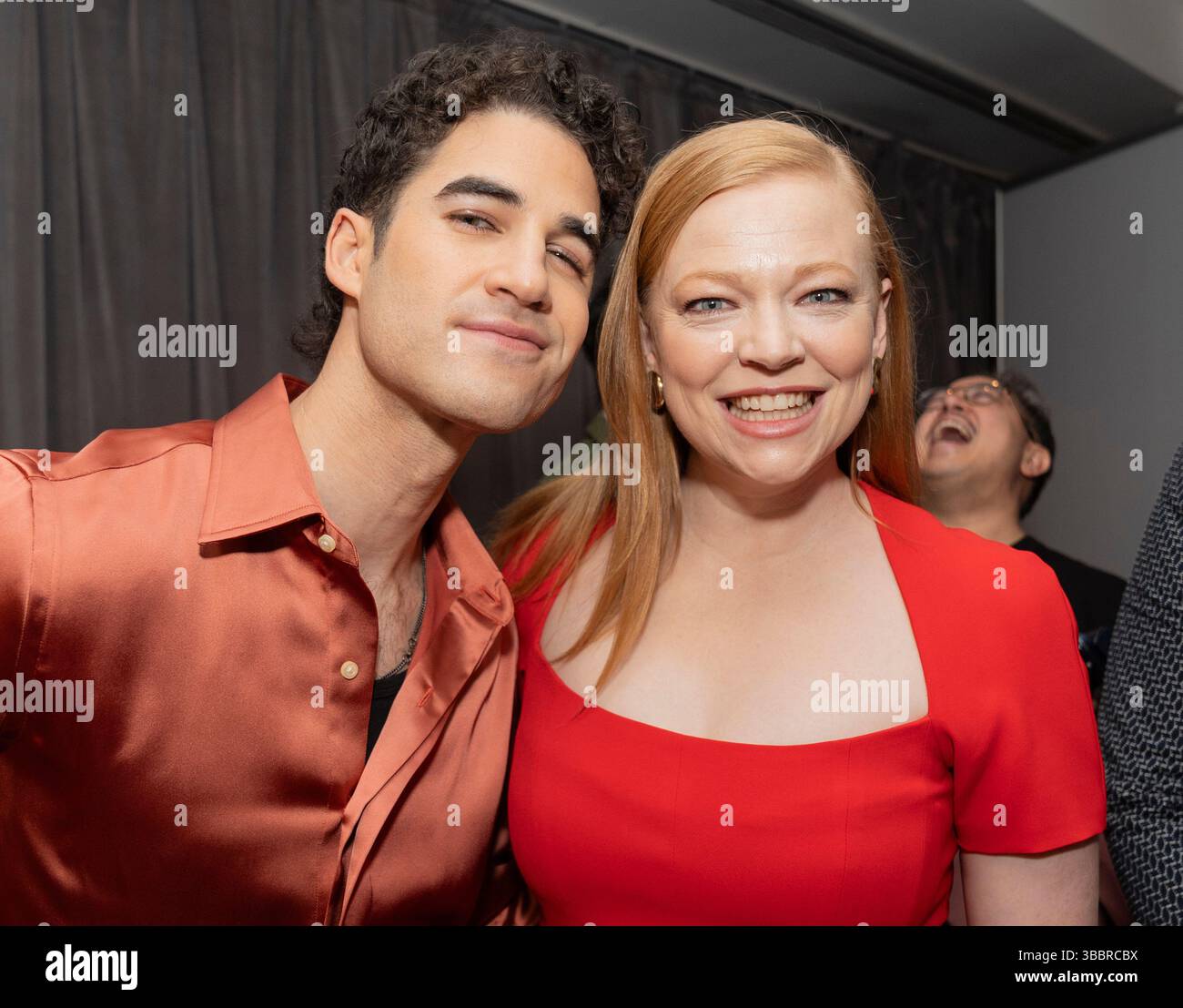 New York, NY, May 16, 2025: Darren Criss and Sarah Snook attend 2025 ...