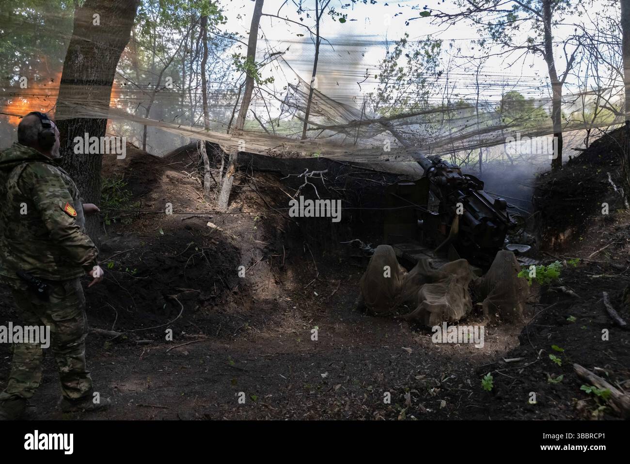 Kharkiv, Ukraine. 16th May, 2025. Ukrainian servicemen of the 127th ...