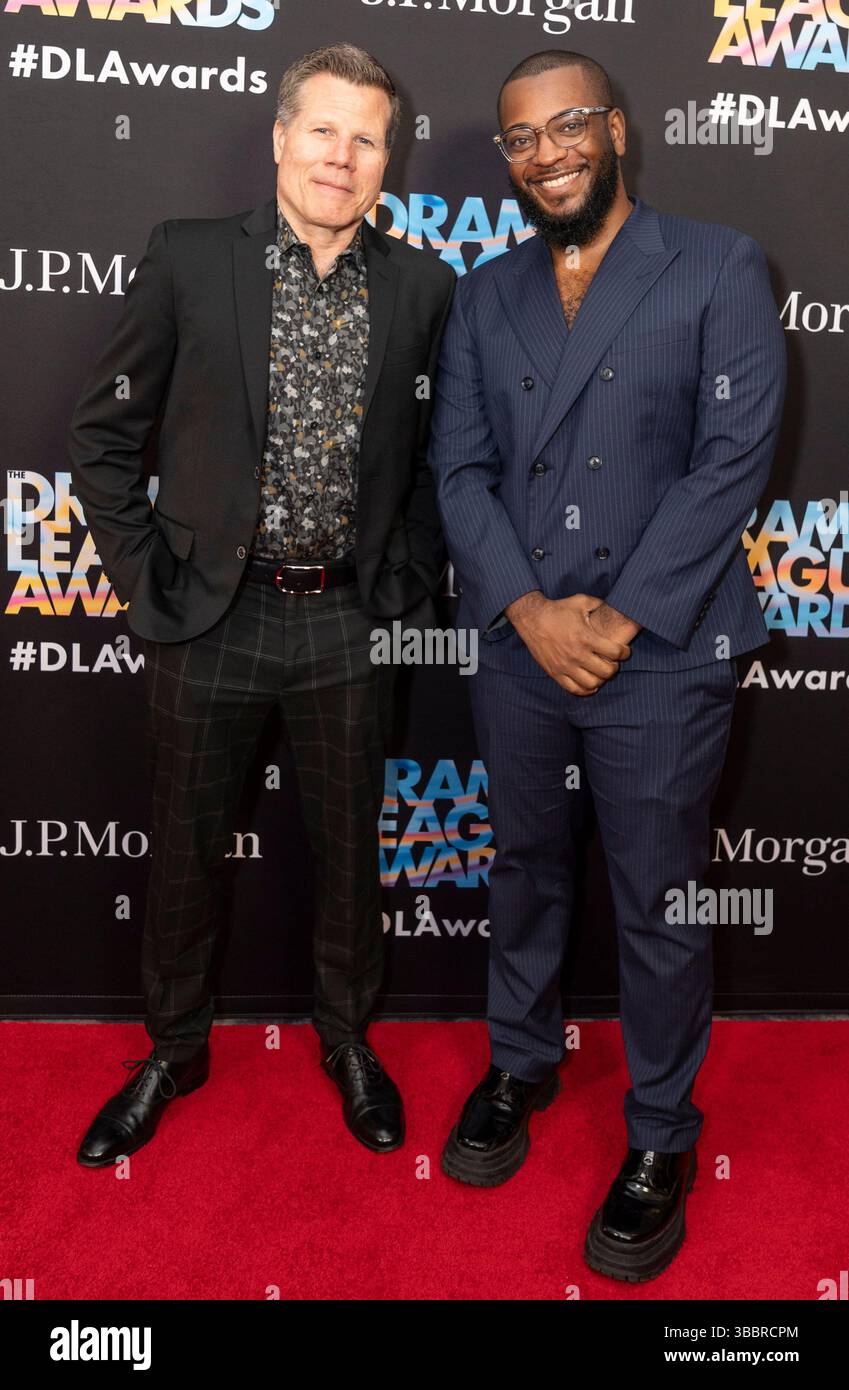 New York, USA. 16th May, 2025. Bill Rauch and Zhailon Levingston attend ...