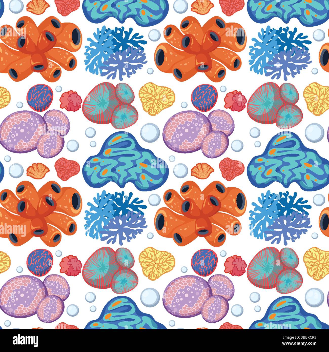 Sea life coral texture Stock Vector Images - Alamy