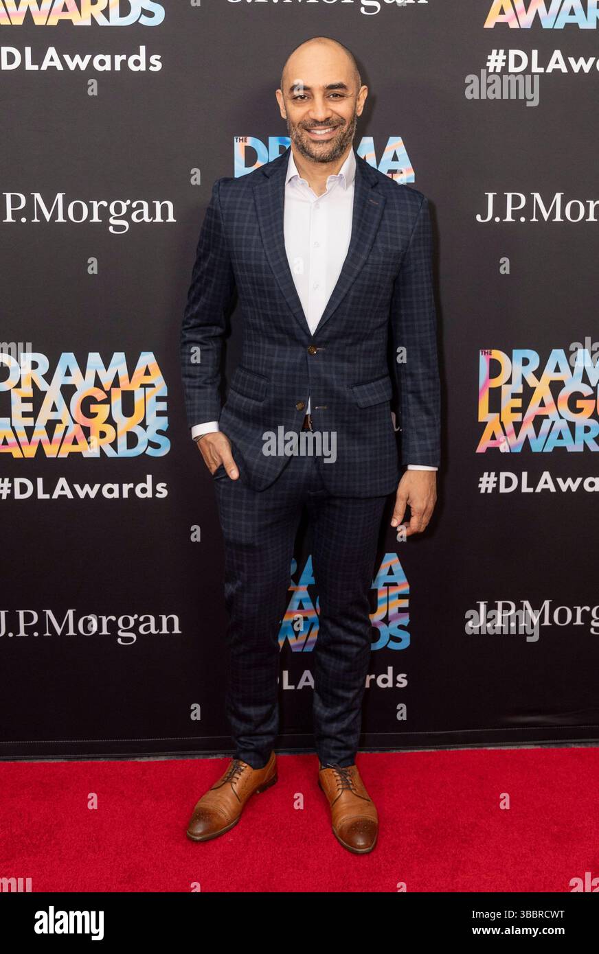New York, USA. 16th May, 2025. Saheem Ali attends 2025 91st Annual Drama League Awards at ...