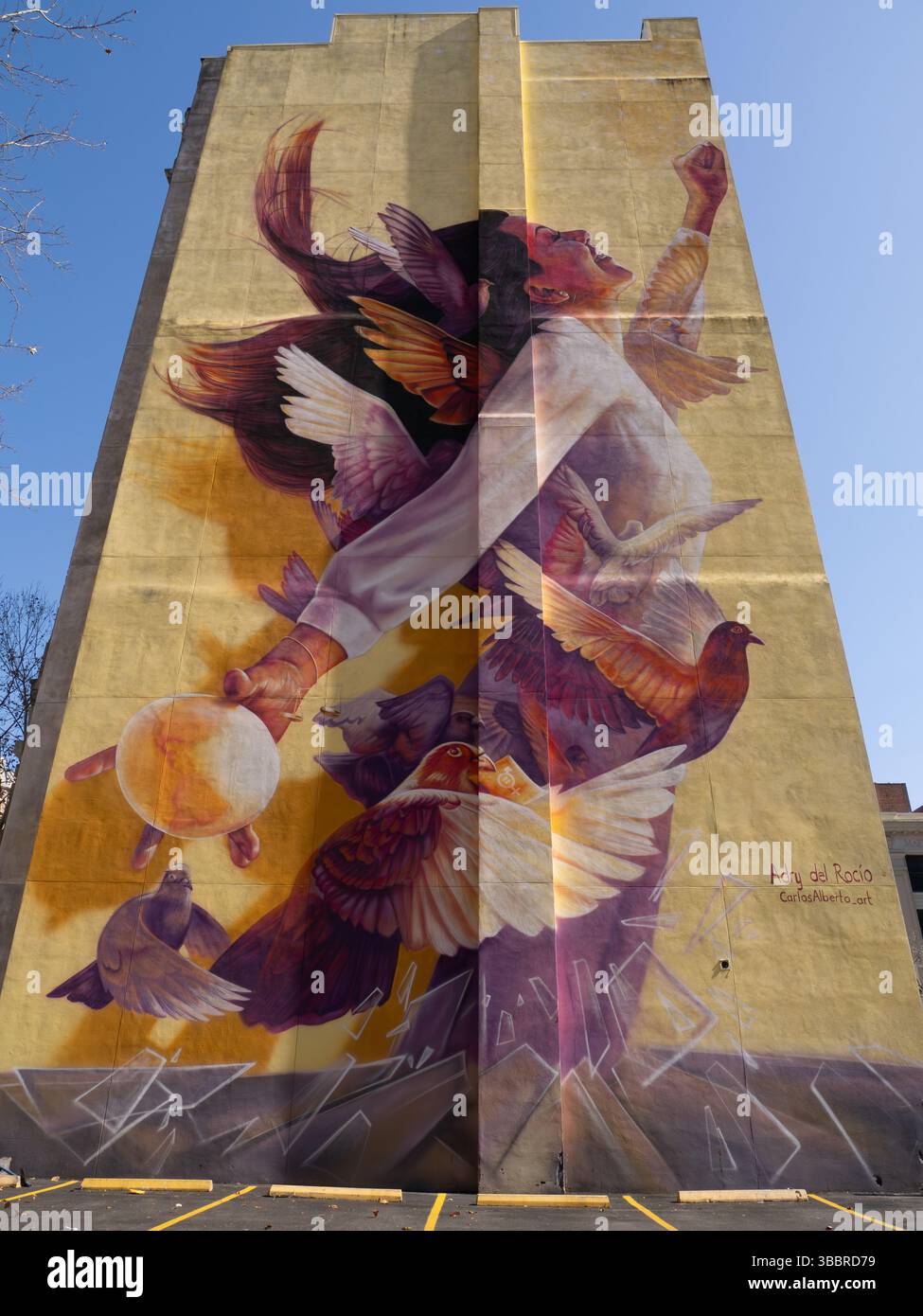 Empowered mural in downtown Houston, Texas, by Adry Del Rocio about ...