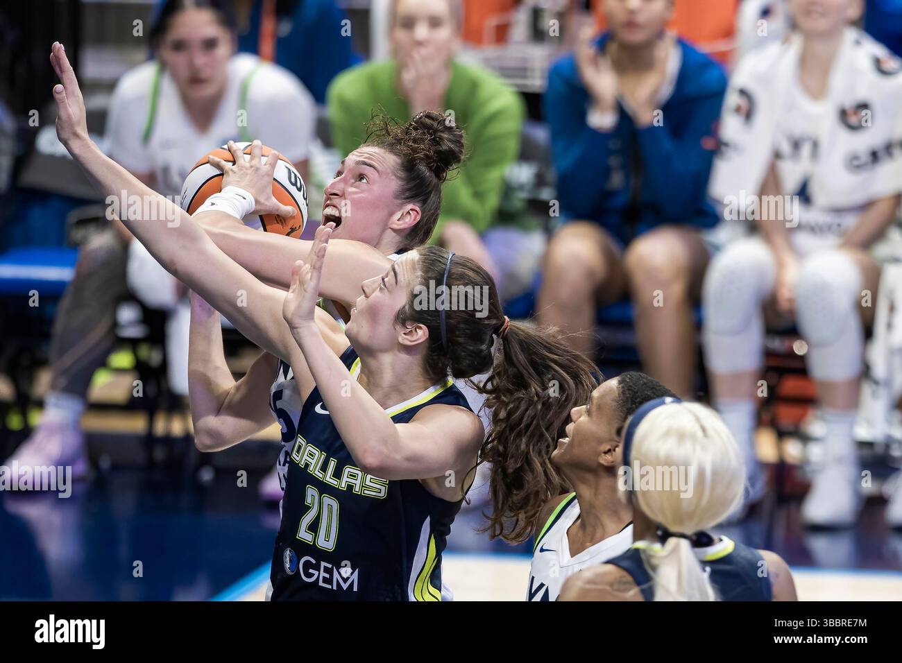 Arlington, Texas, USA. 16th May, 2025. Minnesota Lynx forward JESSICA ...