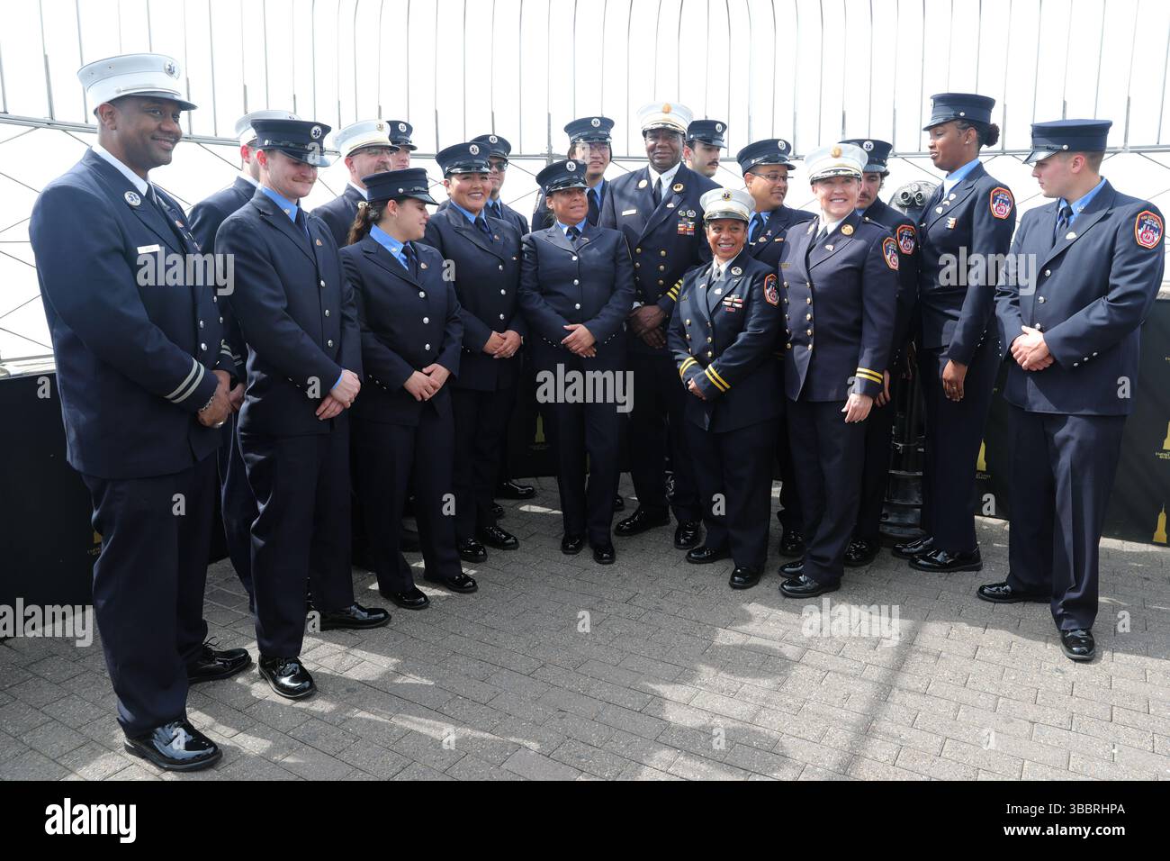 NEW YORK, NY - MAY 16: FDNY Fire Commissioner Robert Tucker and Chief of EMS Operations Michael ...