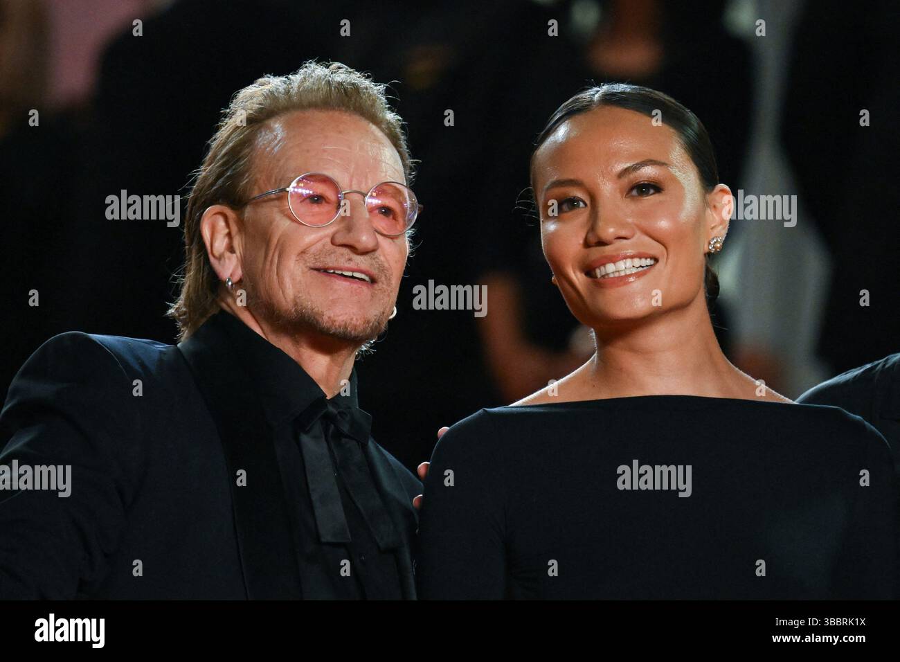 Cannes, France. 16th May, 2025. Bono and Kelly McNamara attending the ...