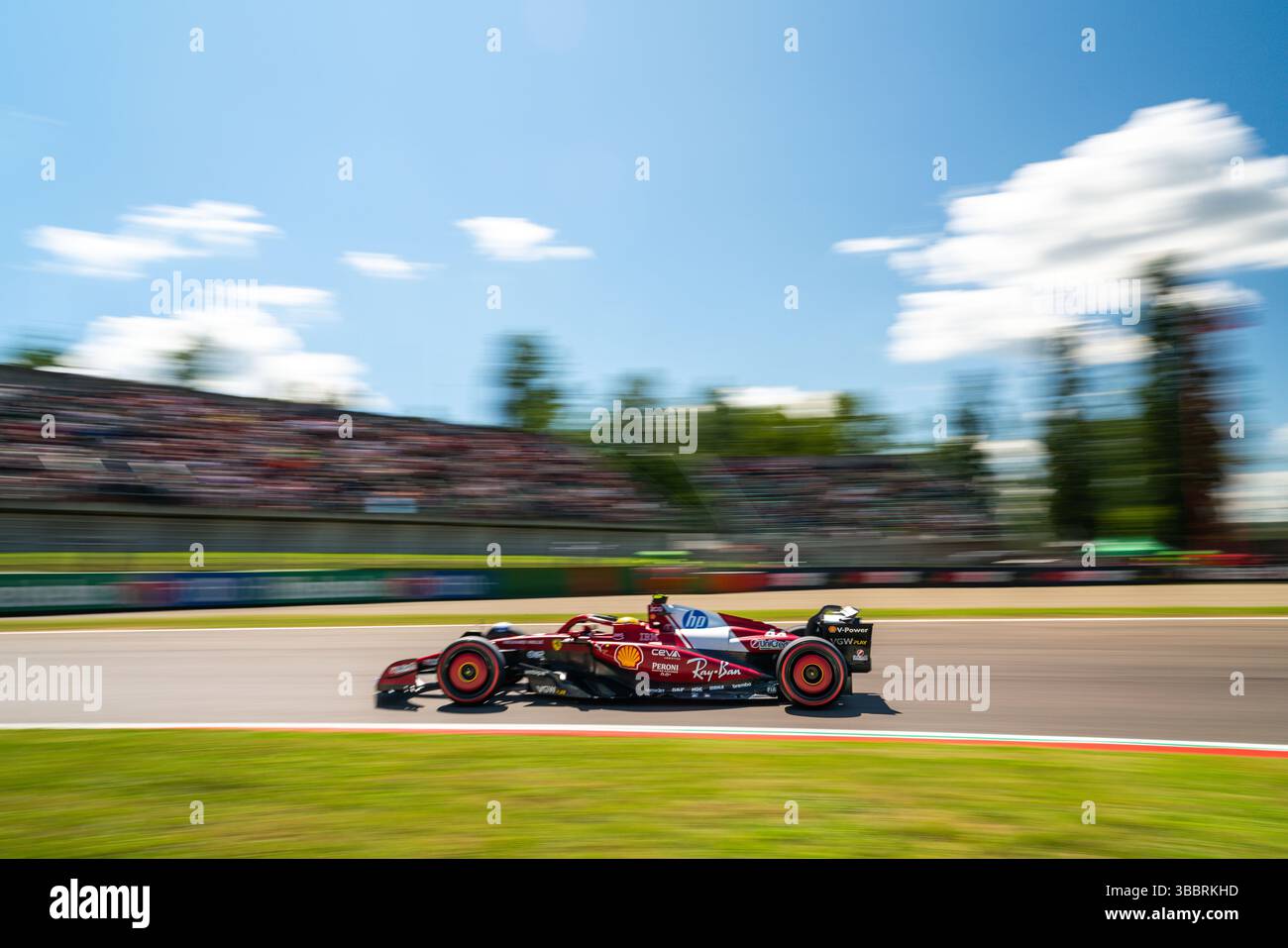 Scuderia Ferrari HP F1 Team's English driver Lewis Hamilton during ...
