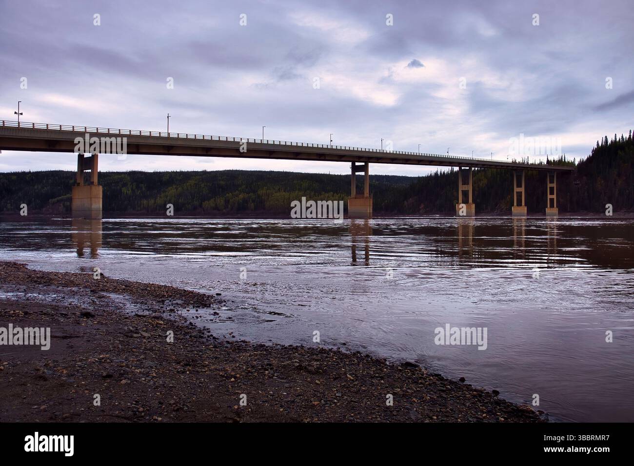 Dalton Highway, Alaska - May 24, 2024: E.L. Patton Yukon River Bridge ...