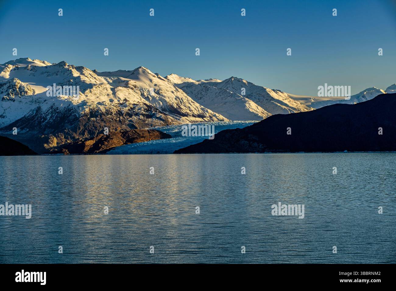 Grey glacier splits up into three different lobes once it reaches Grey ...