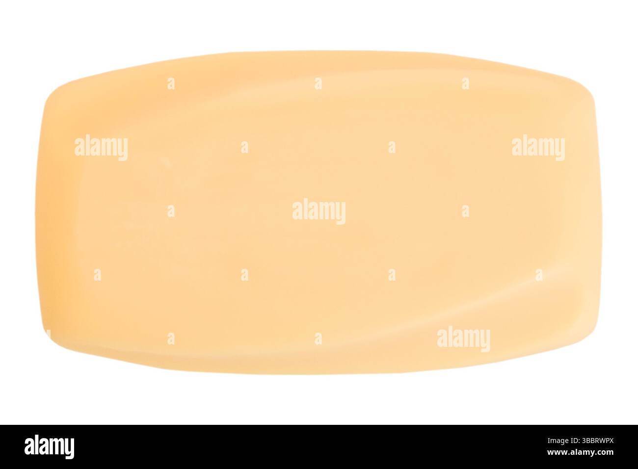 yellow color soap isolate on white background Stock Photo - Alamy