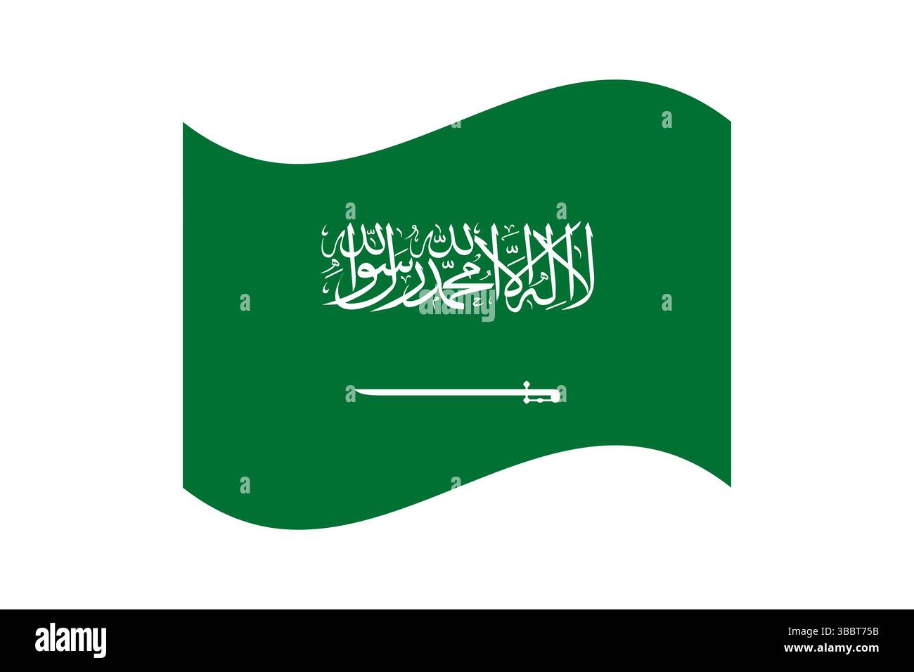 Flag of Saudi Arabia. Saudi Arabia flag official colors and proportion ...