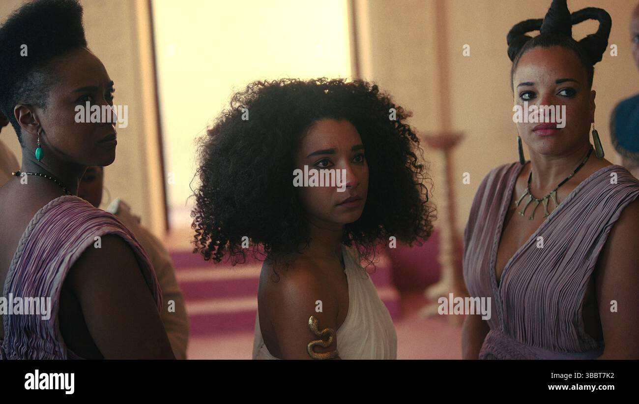 ADELE JAMES in QUEEN CLEOPATRA (2023), directed by TINA GHARAVI. Credit ...