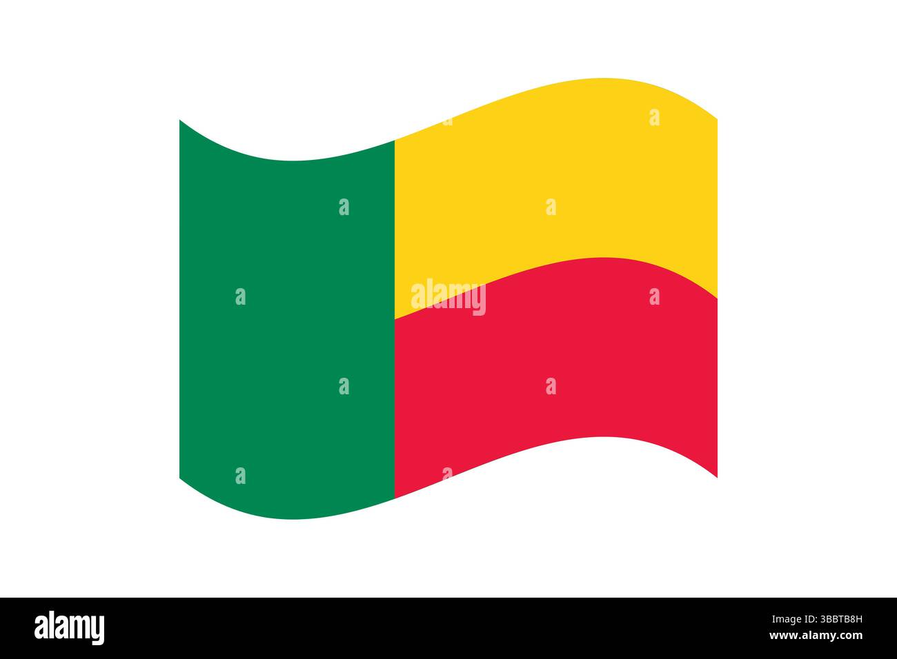 Flag of Benin. Benin flag official colors and proportion digital vector ...