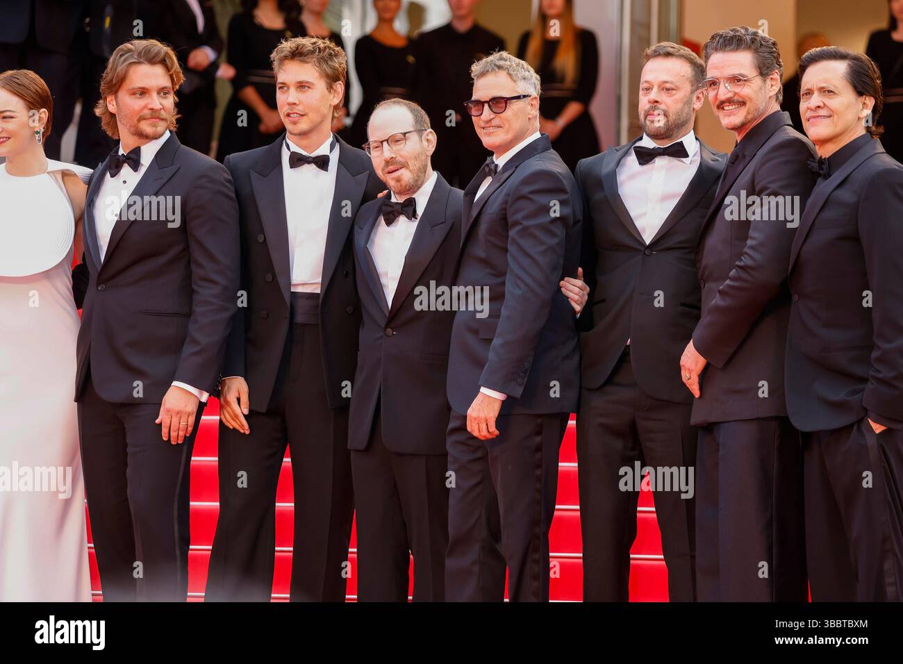Cannes, Frankreich. 16th May, 2025. Luke Grimes, David Lisnard, Austin ...