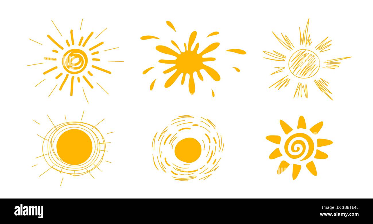 Summer solstice illustration Cut Out Stock Images & Pictures - Alamy