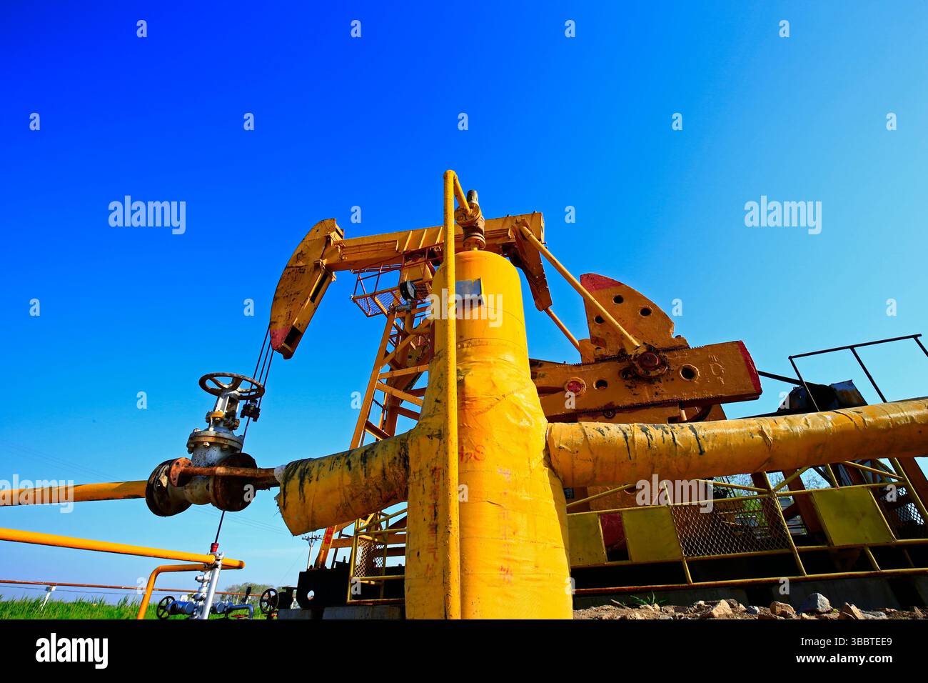 Pipeline valves and industrial equipment Stock Photo - Alamy