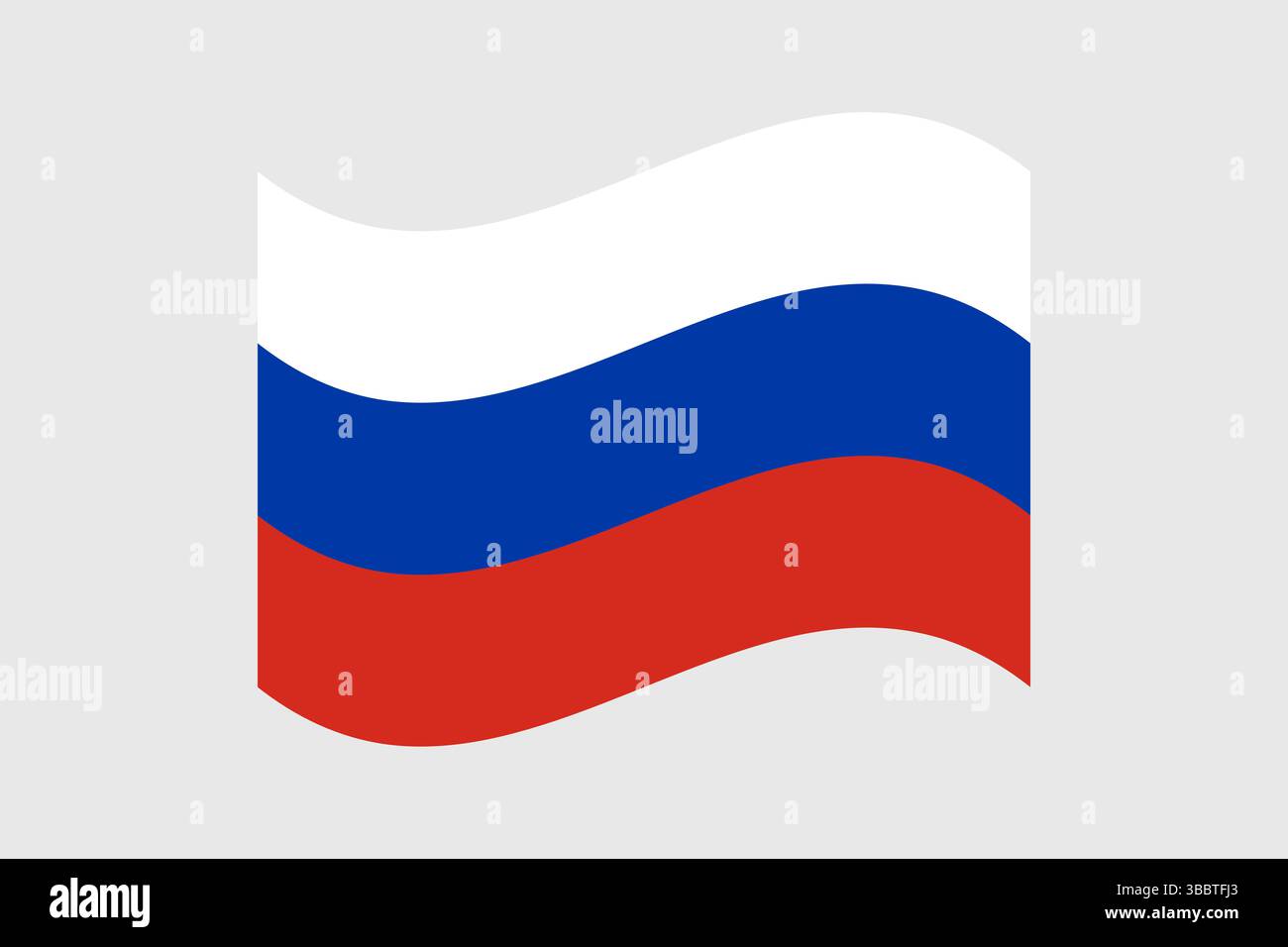 Flag of Russia. Russian wavy flag digital vector illustration ...