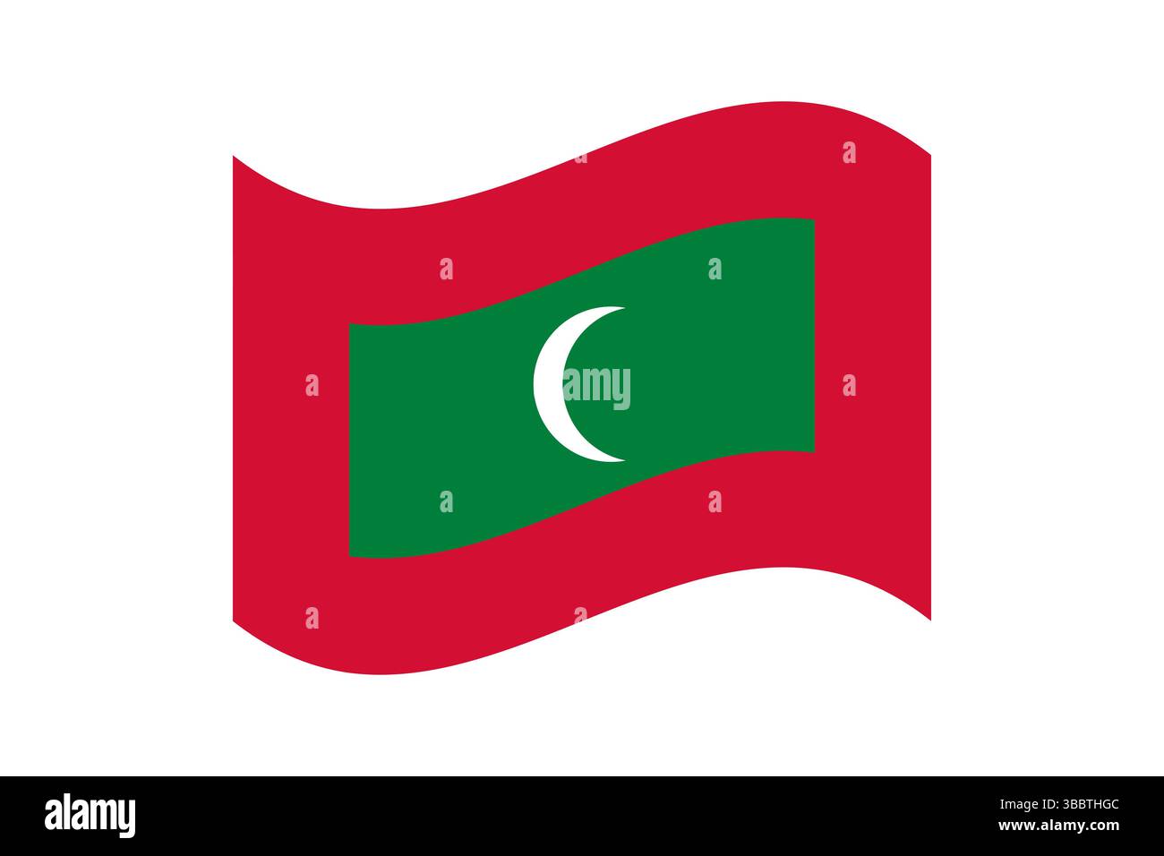 Flag of Maldives. Maldives flag official colors and proportion digital ...