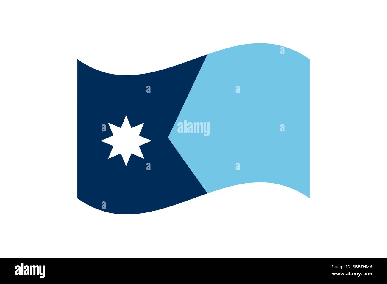 Flag of Minnesota. Minnesota flag official colors and proportion ...