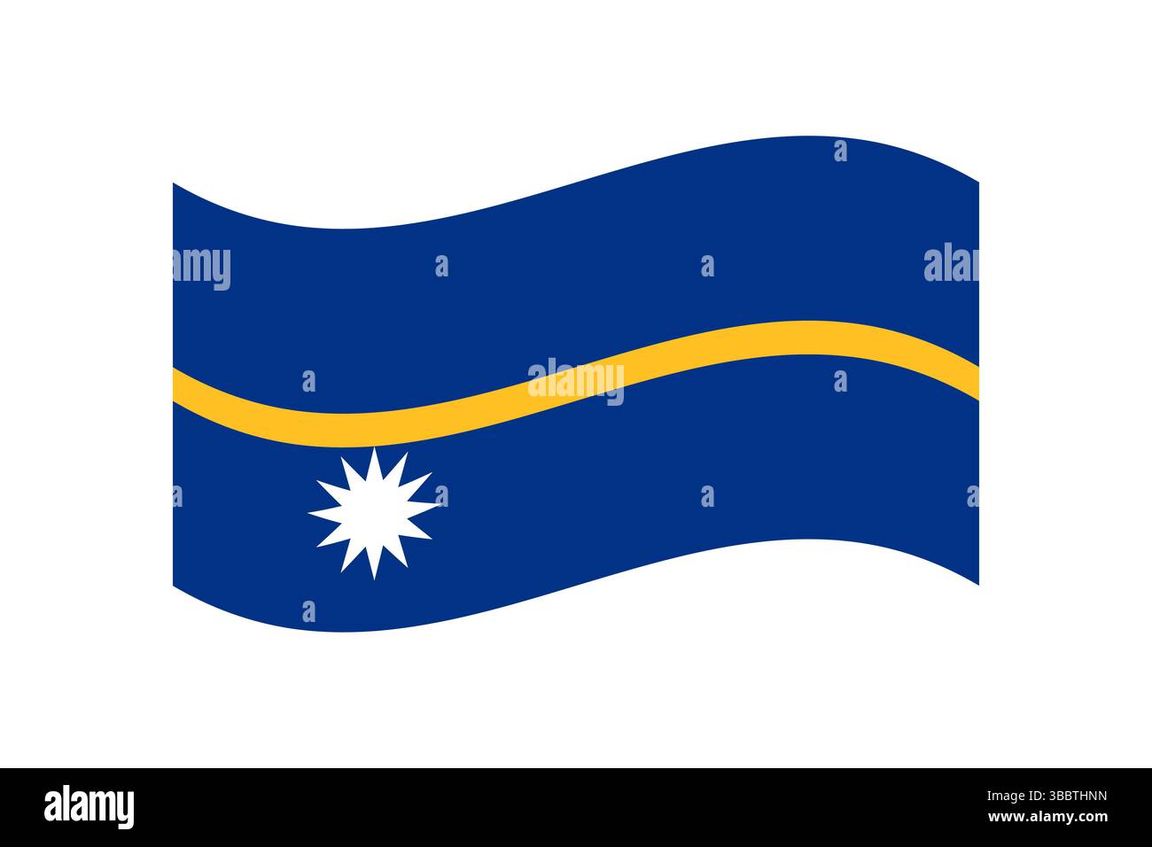 Flag of Nauru. Nauru flag official colors and proportion digital vector ...