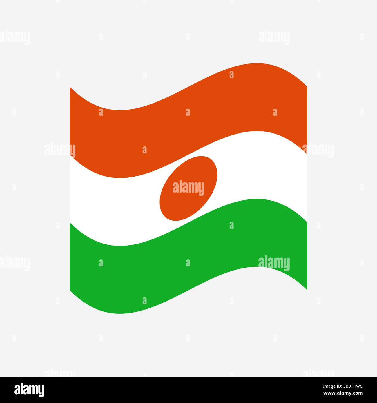 Flag of Niger. Niger flag official colors and proportion digital vector ...