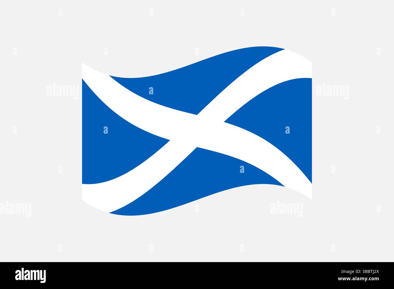 Flag of Scotland. Scotland flag official colors and proportion digital ...