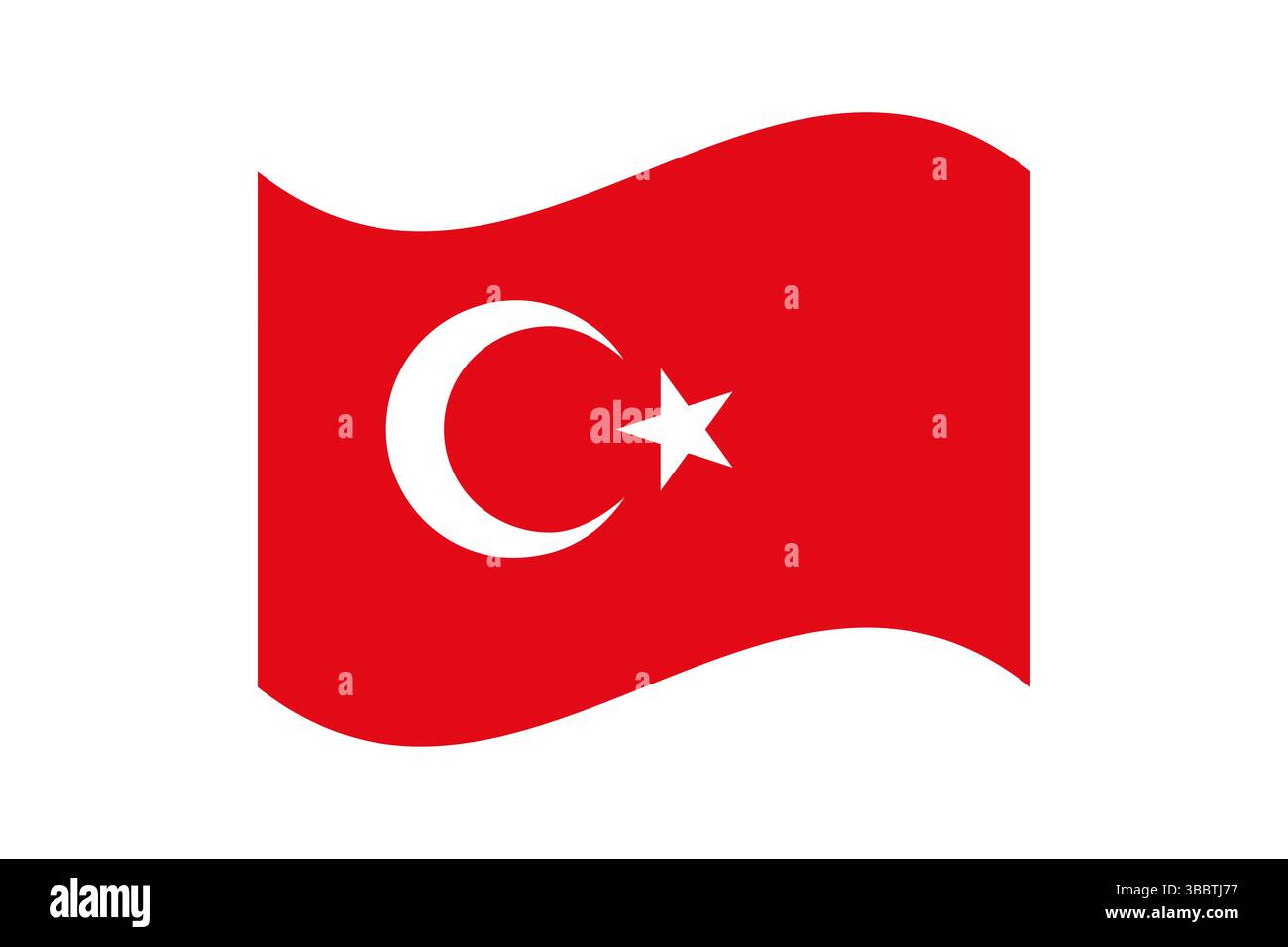 Flag of Turkey. Turkey flag official colors and proportion digital ...