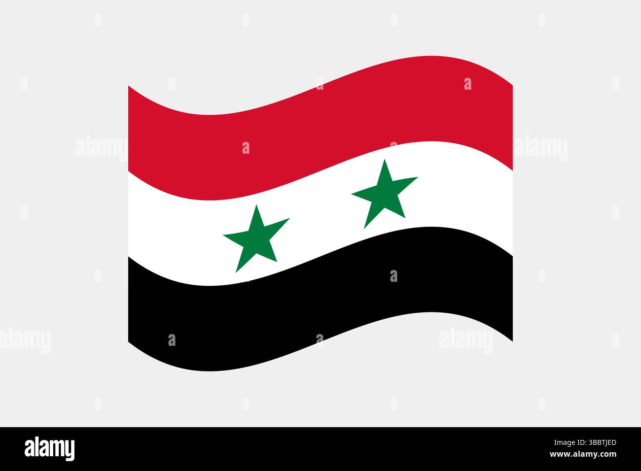Flag of Syria. Syria flag official colors and proportion digital vector ...