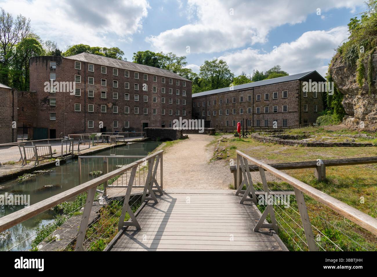 Cromford Mills near Matlock, Derbyshire, England Stock Photo - Alamy